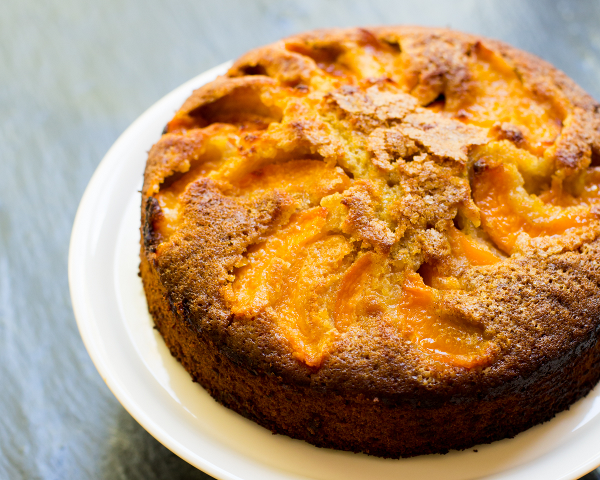 Peach Tea Cake – The Dessert Spoon